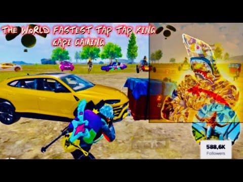 Capi gaming the world fastest tap tap king 🥵😱🥶😯#pubgking #pubgmobile # ...