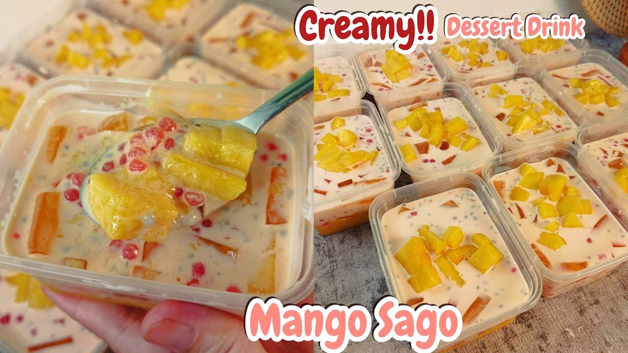 Creamy Dan Segar!! Sago Mango Dessert Kekinian - YouTube