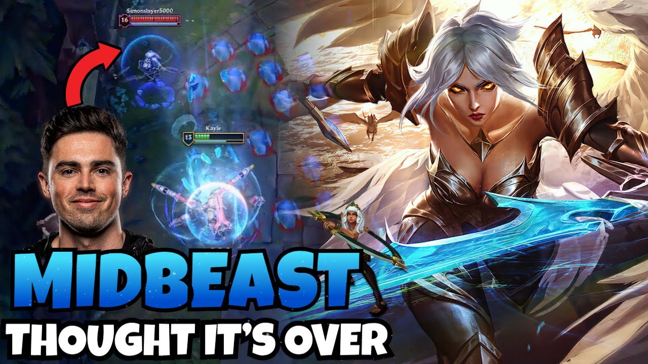 INSANE COMEBACK VS MIDBEAST *AP Kayle Top Season 14* ft. @haderrq - YouTube