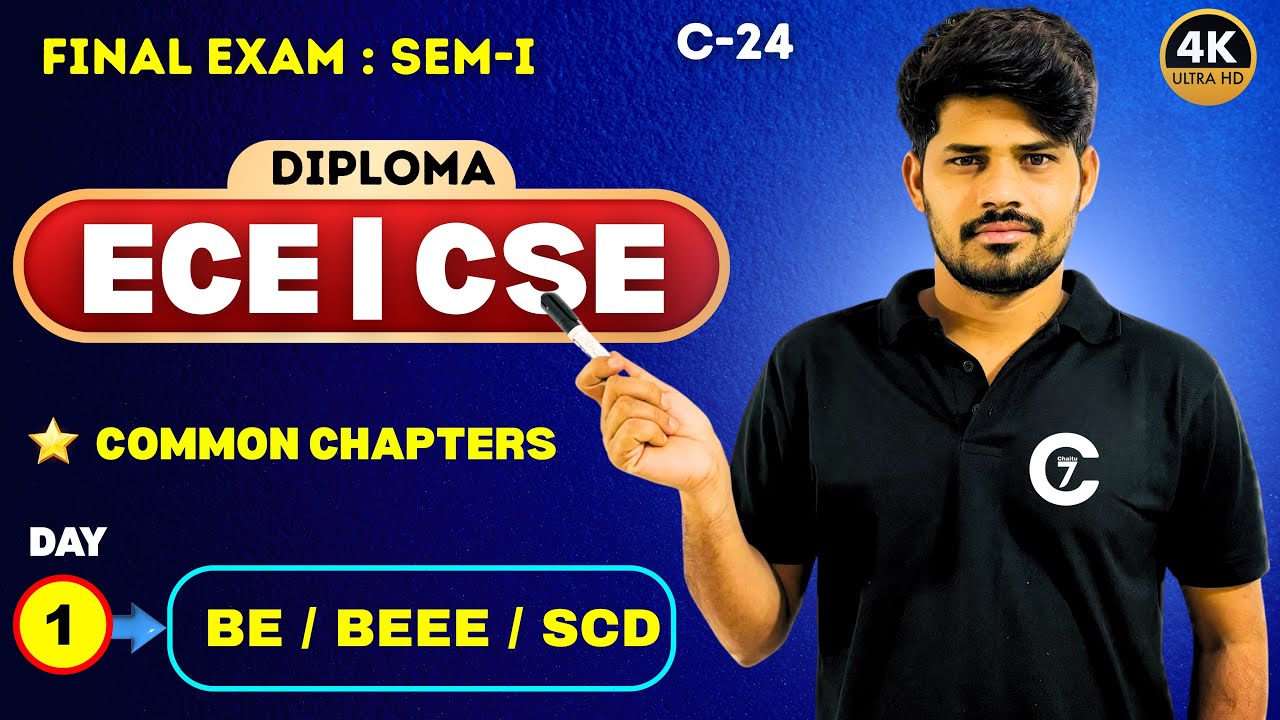 Diploma ECE / CSE | BE , BEEE, SCD | Common Chapters | chaitumawa7 ...