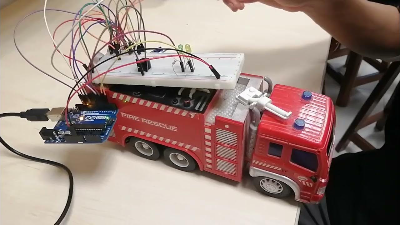 Proyecto con arduino - Sensor de movimiento para estacionar un vehículo - YouTube
