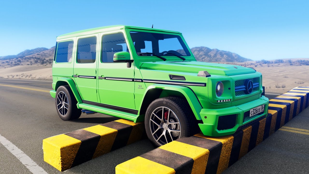 Cars vs Ledge crashes (01) - BeamNG Drive - Realistic Car Crashes - YouTube