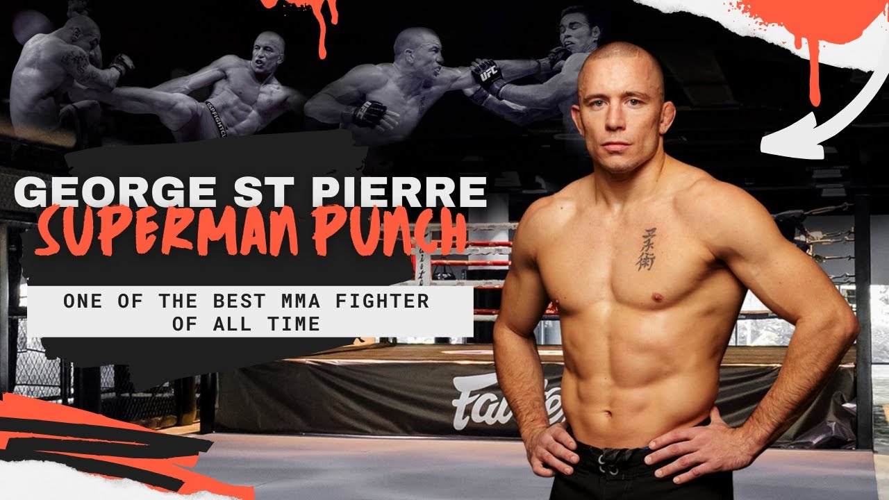 George St Pierre best set up of super man punch of all time. # ...
