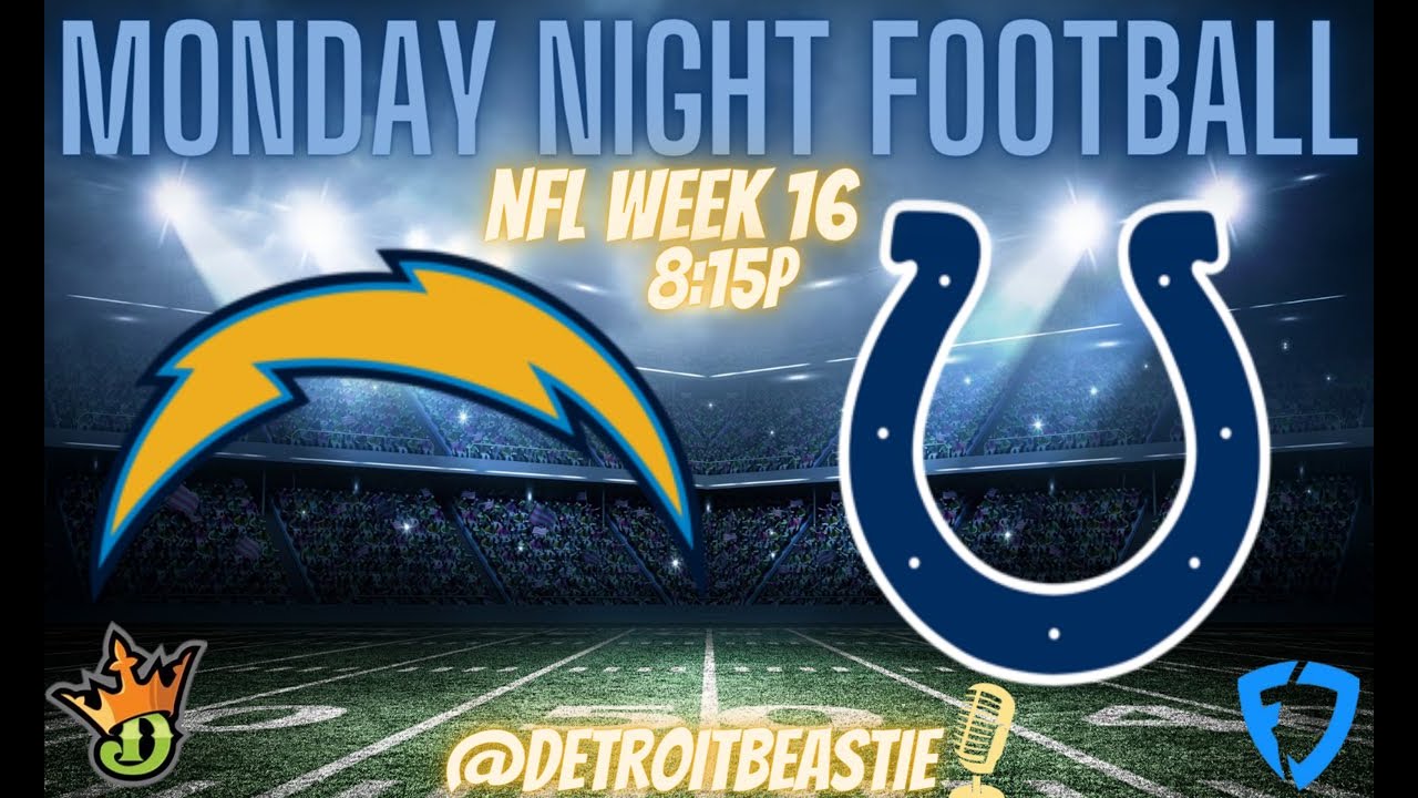 Week 16 Monday Night Football DraftKings Picks | MNF LAC @ IND NFL DFS ...