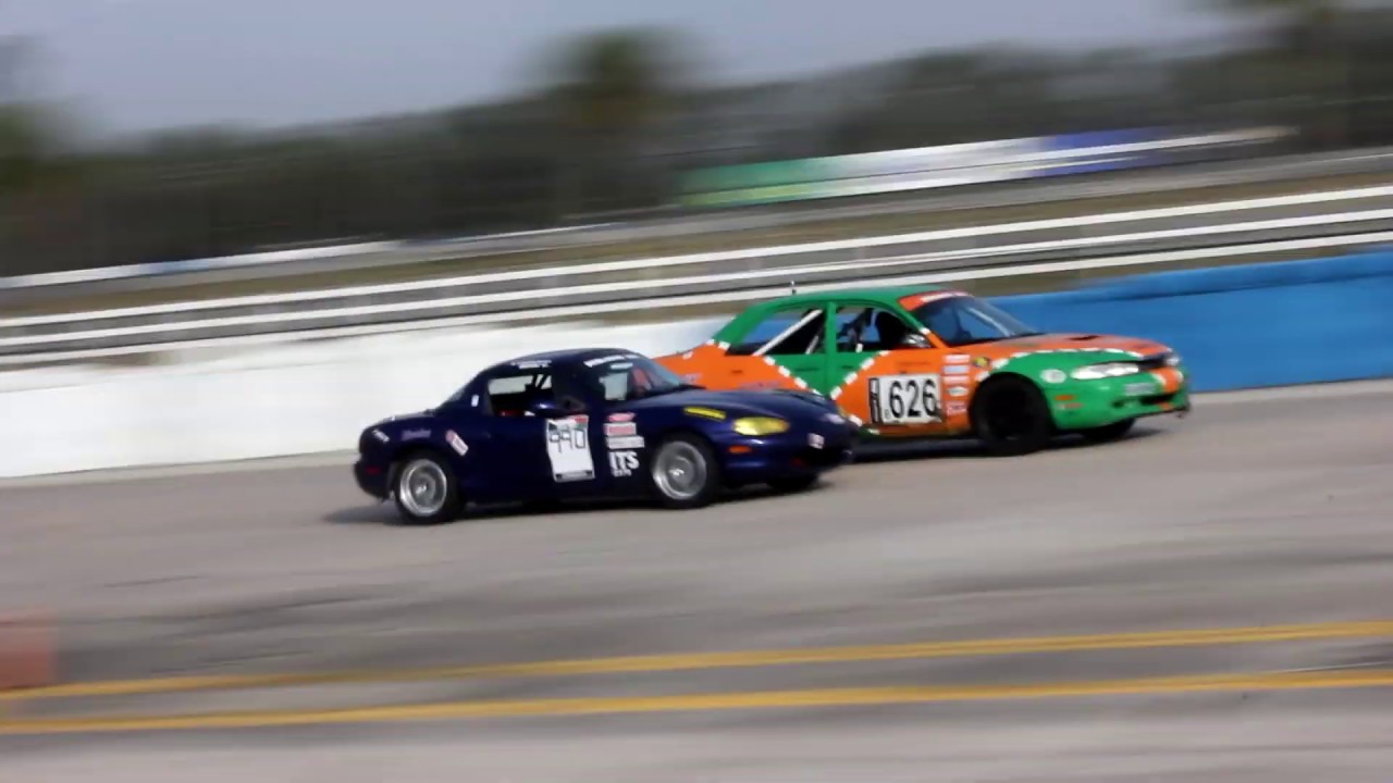 Champcar Sebring International Raceway Highlights 2018 - YouTube