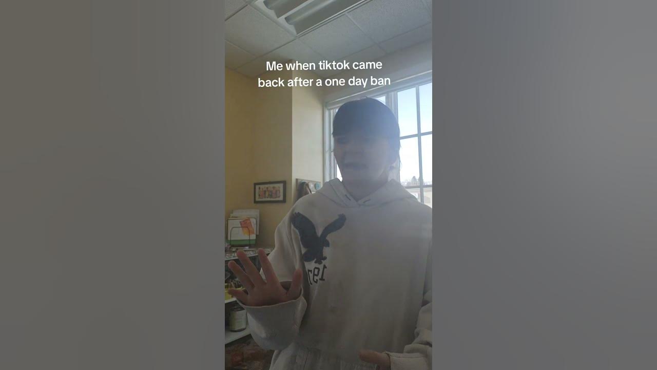 I can't be the only one who freaked out it got banned..😭 #tiktokban # ...