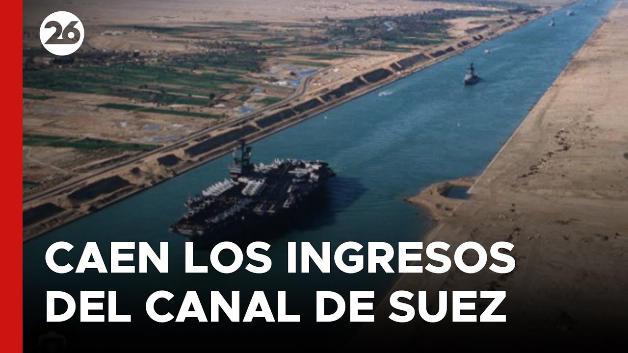 Africa La Crisis En El Mar Rojo Afecta Los Ingresos Del Canal De Suez Videos