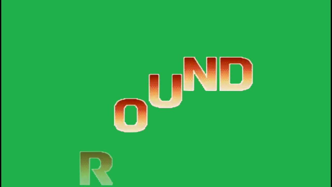 Round 1 Screen Green - YouTube
