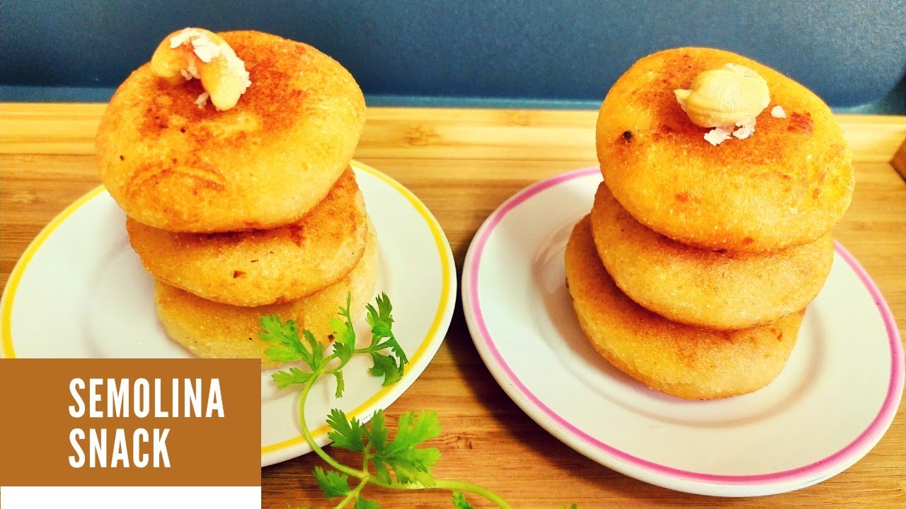 റവകൊണ്ട് ഒരു കിടിലൻ 4 മണി പലഹാരം | Semolina Snack | Rava Snack |Tasty ...