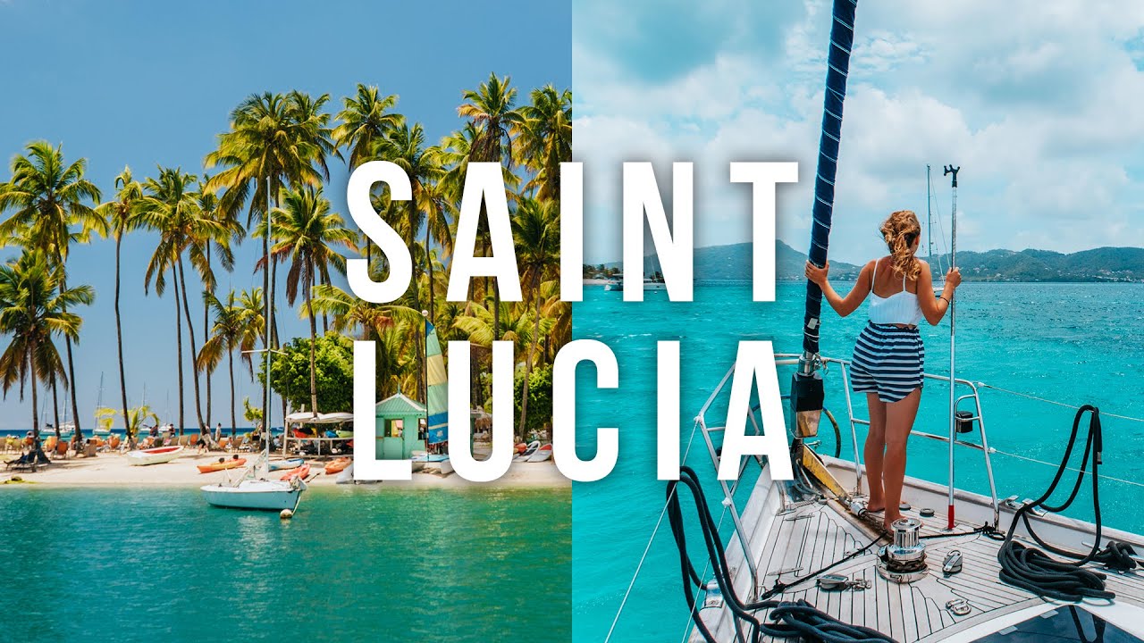 AMAZING CARIBBEAN PEOPLE AND THE PITONS OF SAINT LUCIA - YouTube