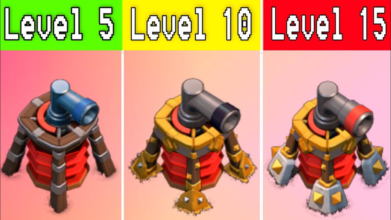 AlI BUILDING Upgrades Evolution Part 11 | Clash of Clans - YouTube