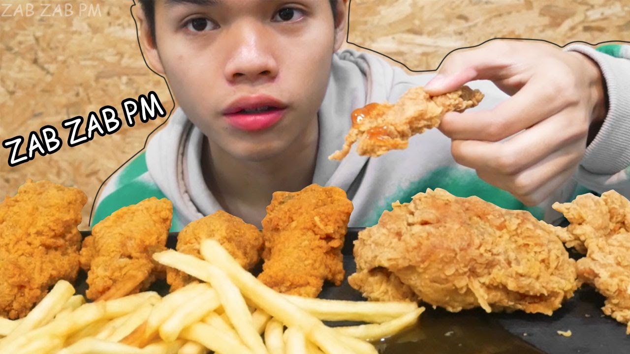 กินไก่ KFC สุดเเซ่บ l ZAB ZAB PM - YouTube