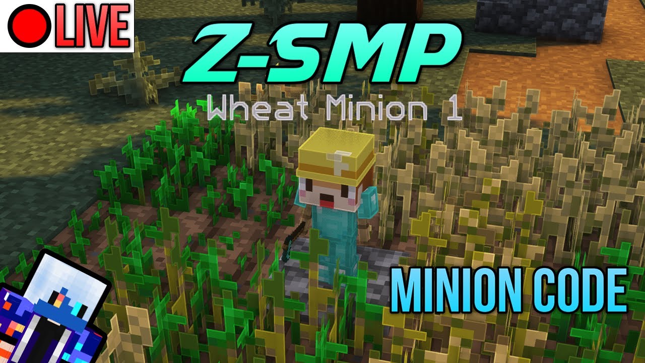 Minion Code ★ A Minecraft Z-SMP Survival Private Server - YouTube