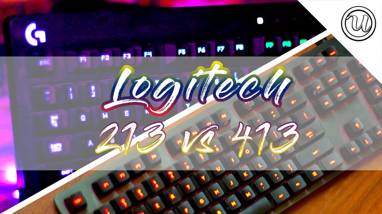 Logitech G213 vs Logitech G413|Membrane keyboard vs mechanical keyboard ...