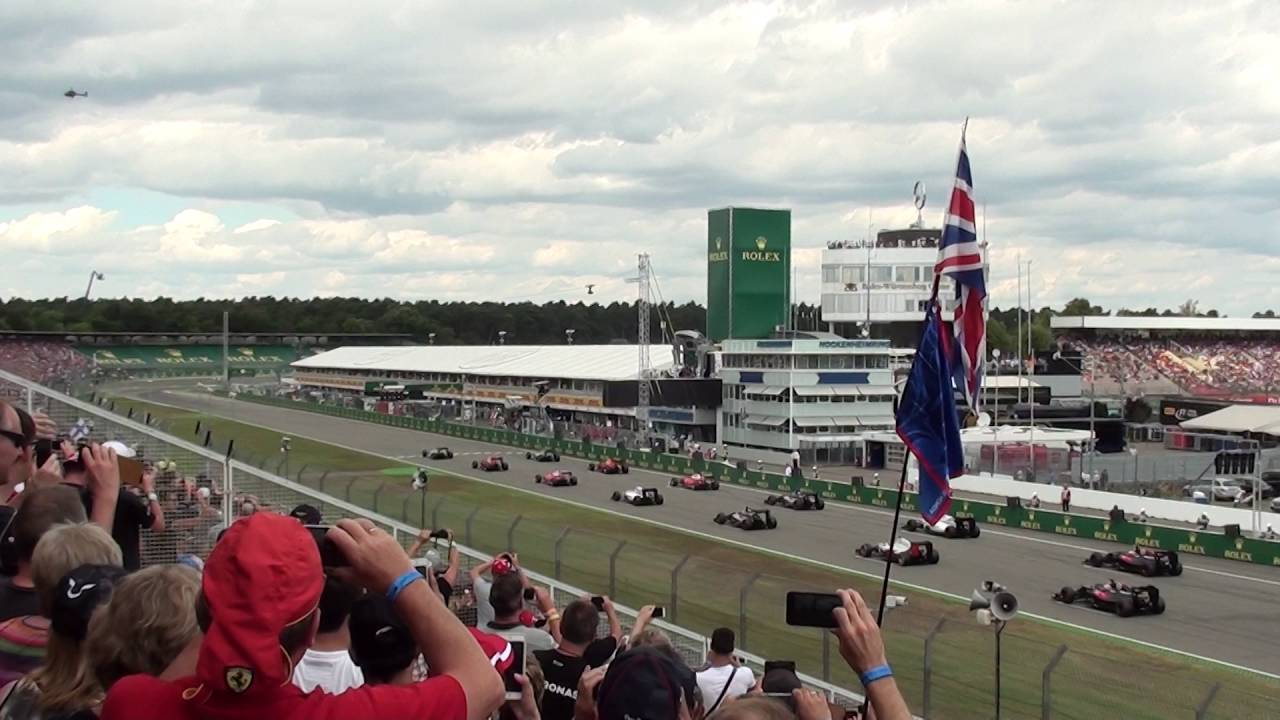 F1 Hockenheim German GP 2016 Race Start - YouTube