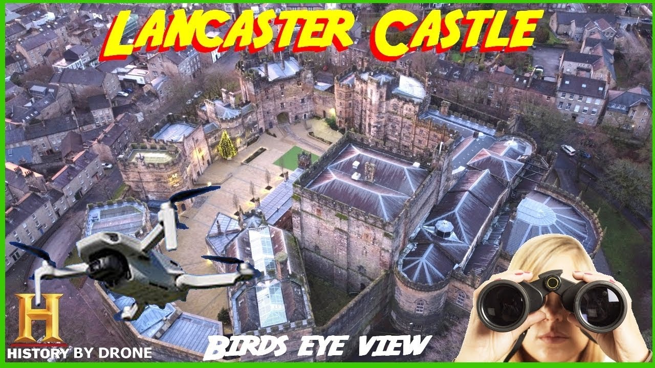 🌍 🛡️ Lancaster Castle in HD 🛡️. History By Drone..A Birds eye view ...