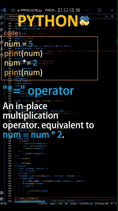 in-place multiplication| augmented multiplication statement | #Python ...