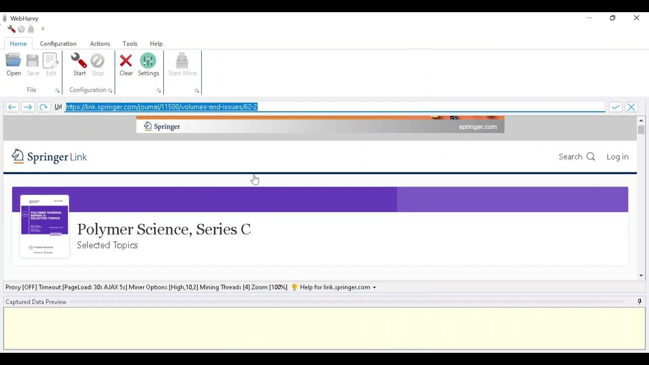 Scraping Author Names and Correspondence Emails from Springer Journal URLs using Webharvy - YouTube