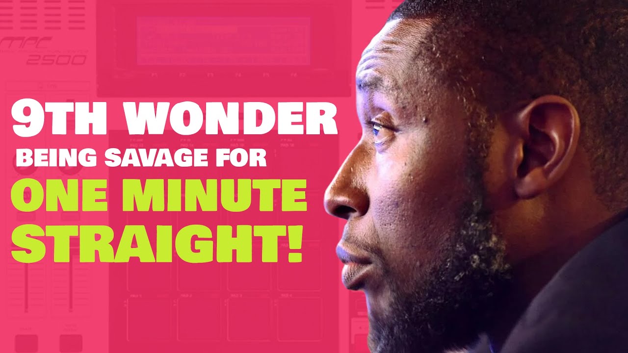9th Wonder - Makes A Beat On The Spot In 1 Minute | 2022 - YouTube