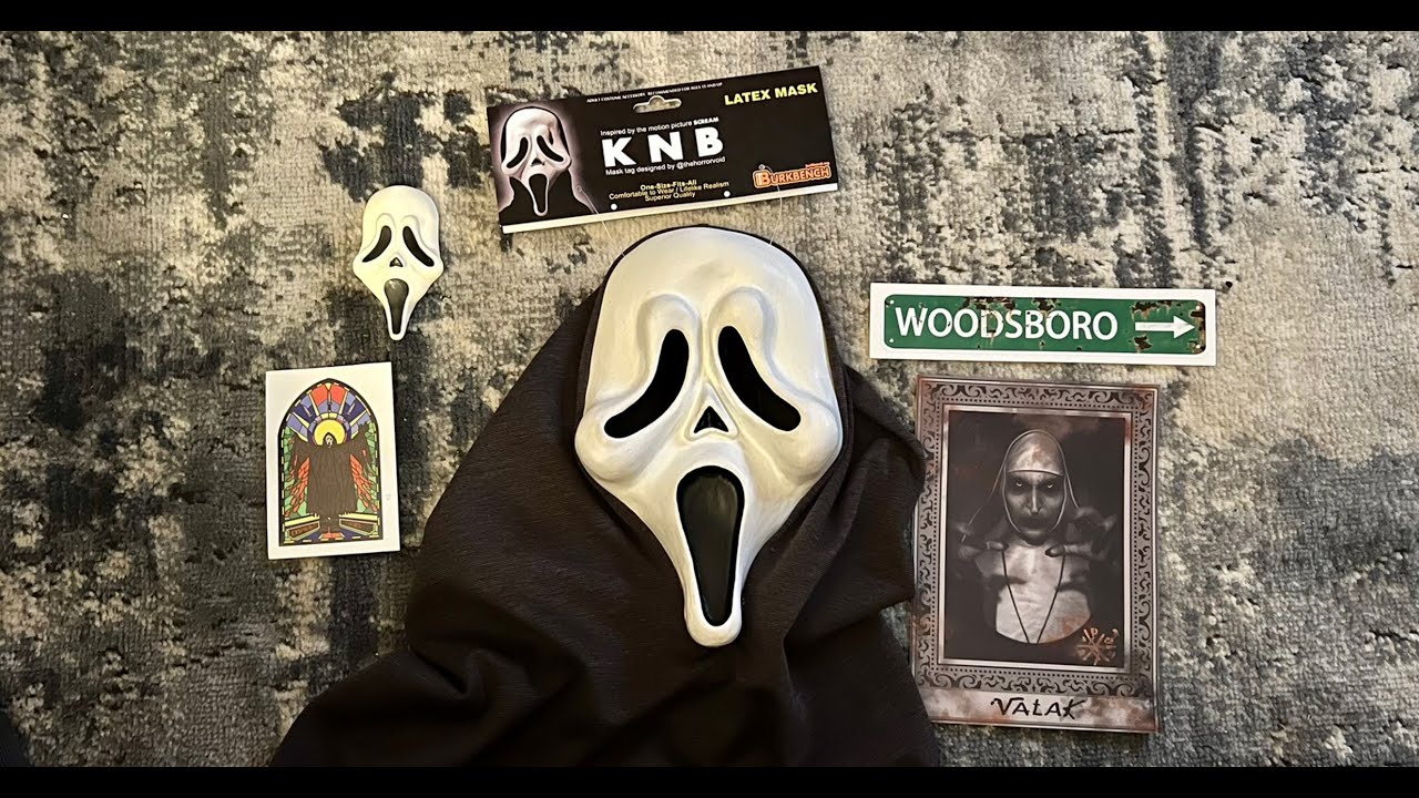 Ghostface KNB Scream Mask - Burkbenchdesigns - YouTube