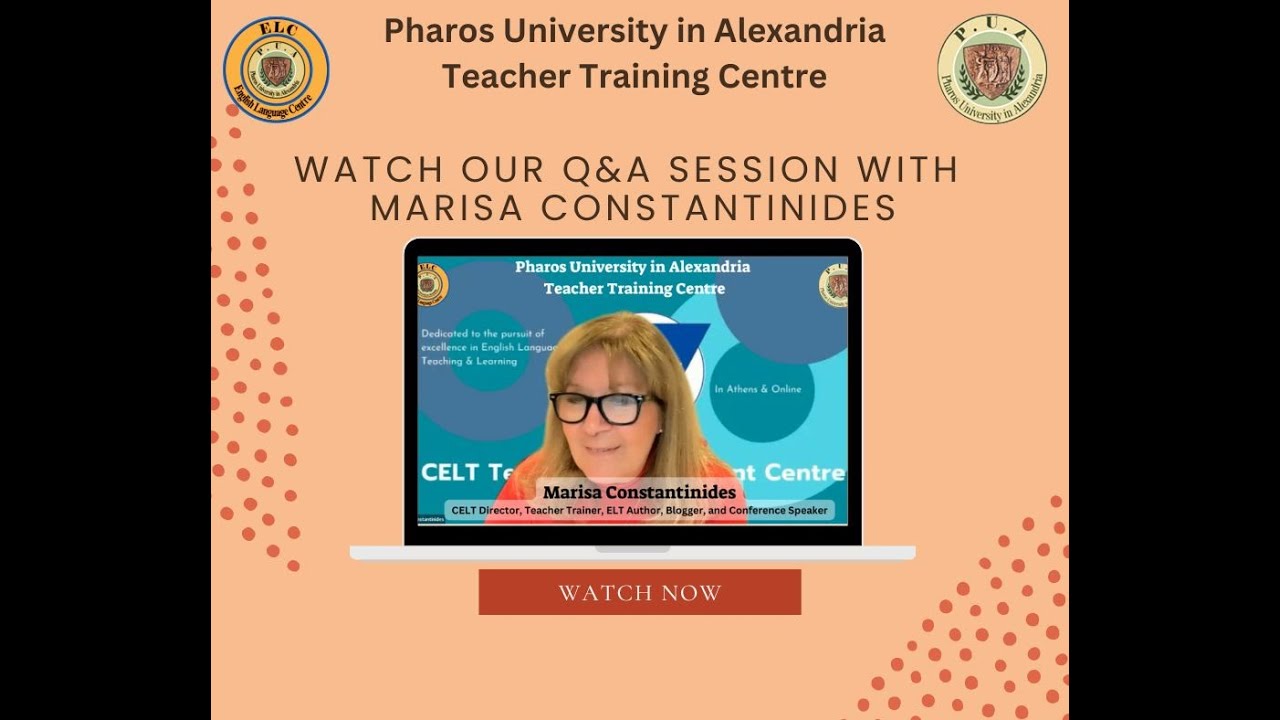 Q&A Session with Marisa Constantinides - YouTube