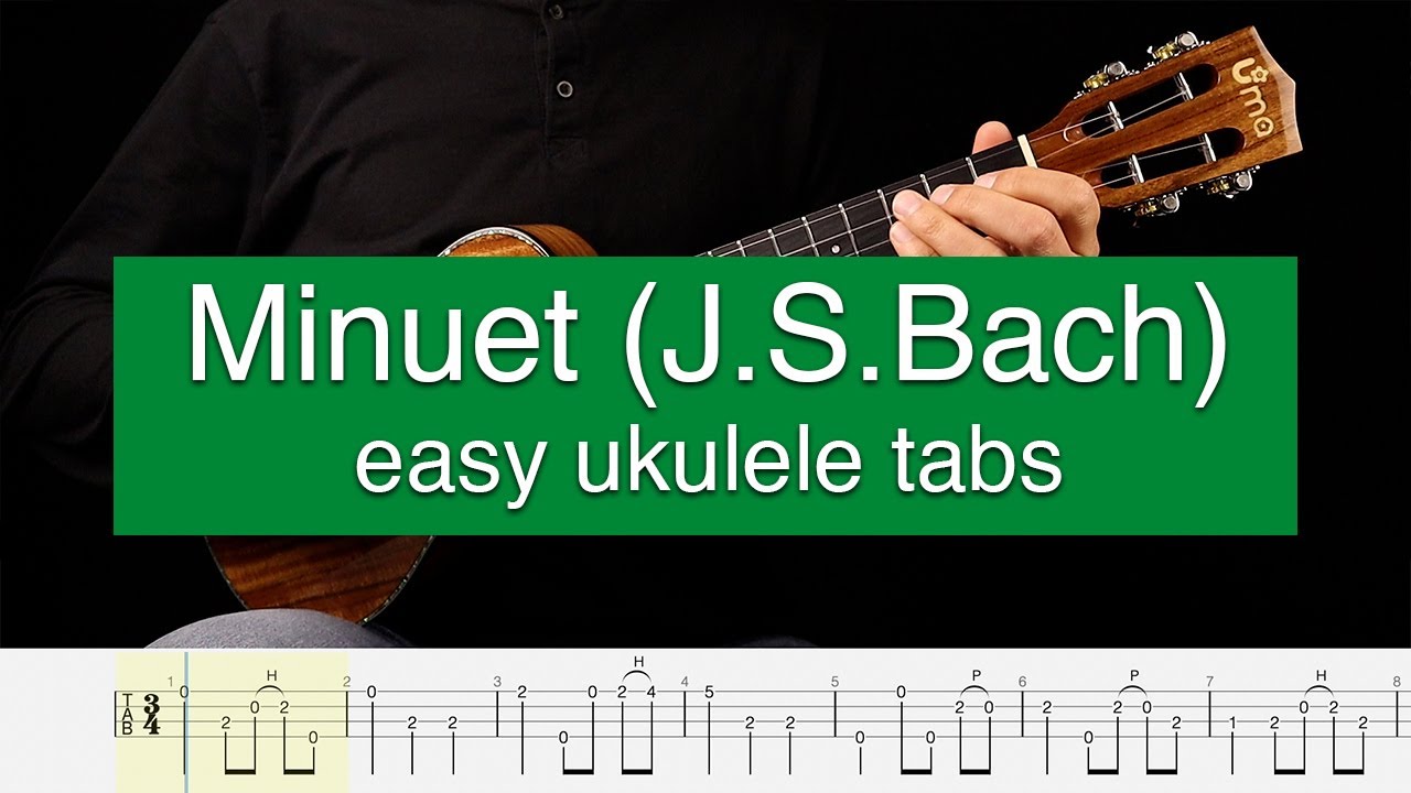 MINUET UKULELE J.S. BACH - YouTube