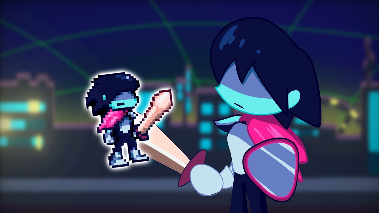 Kris (Deltarune) "Sonic mania sprite style" - YouTube
