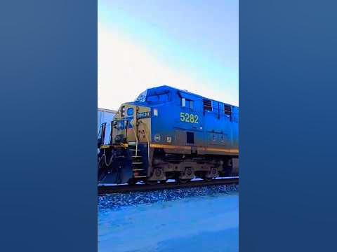 CSX #5282 REAR DPU rolling shot! - YouTube