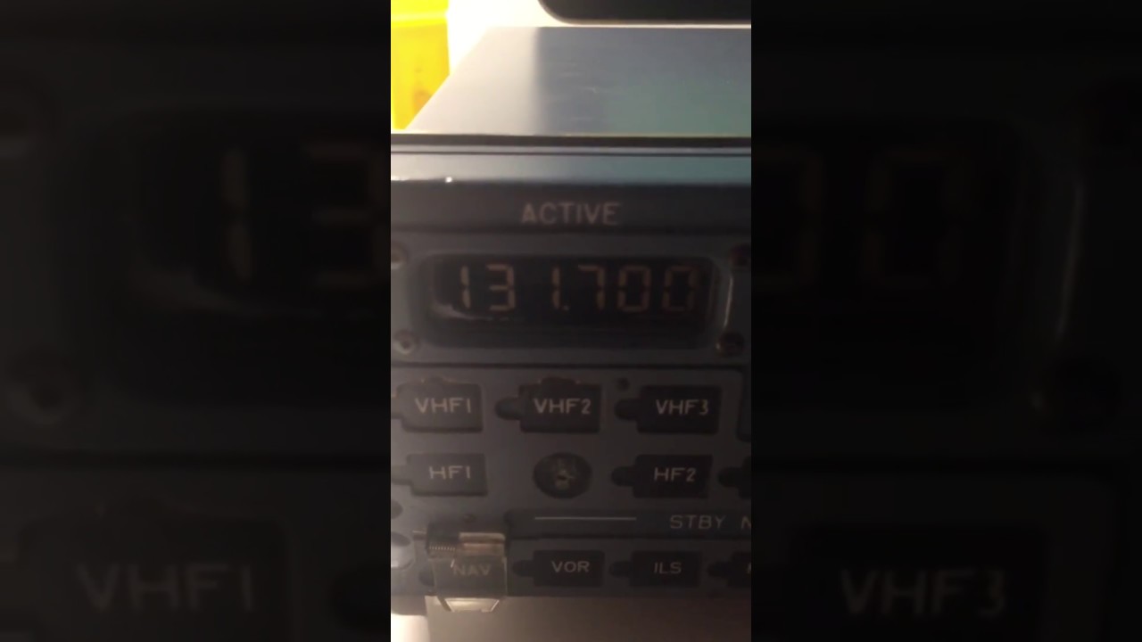 Genuine Airbus Radio Management Panel Interfaced with Simulator - YouTube