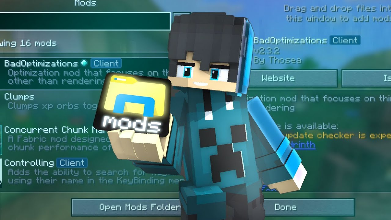 How to get MAXIMUM FPS in both launcher | 1.21.10 fps Boost mods - YouTube