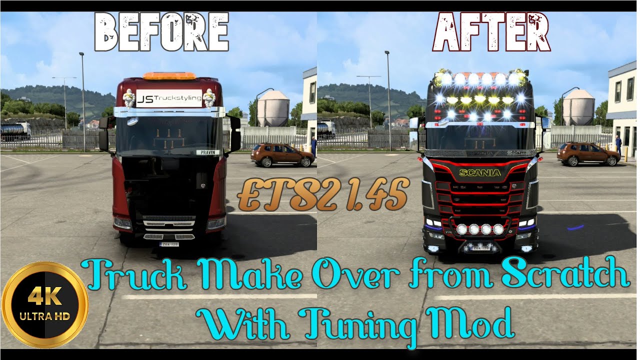 ETS2 1.45 Scania Next Gen Tuning Mod (part 2) || Scania Modification ...