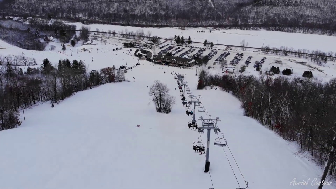 Welch Village Ski Resort | Drone Footage - YouTube