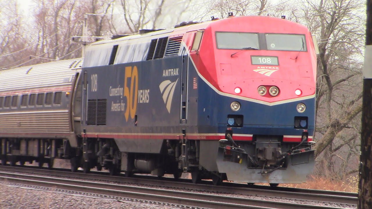 AMTK 108 on the downeaster February & March 2022 - YouTube