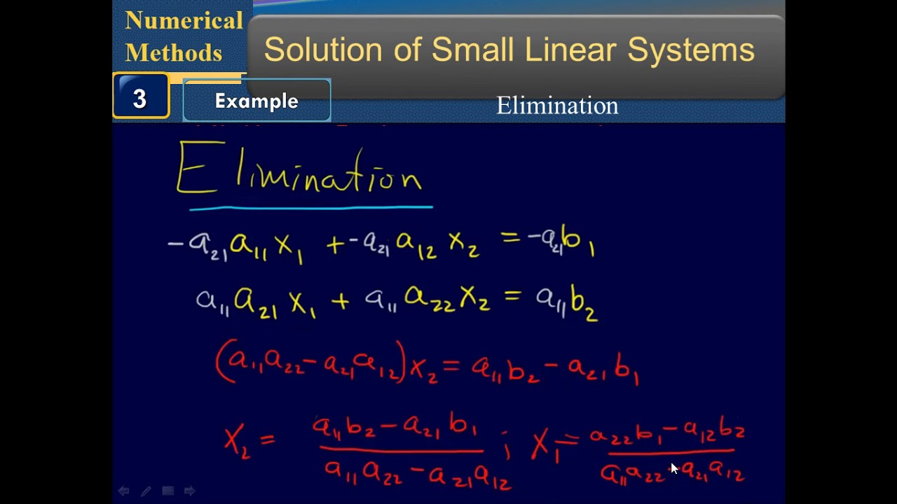 Linear Systems2 - YouTube