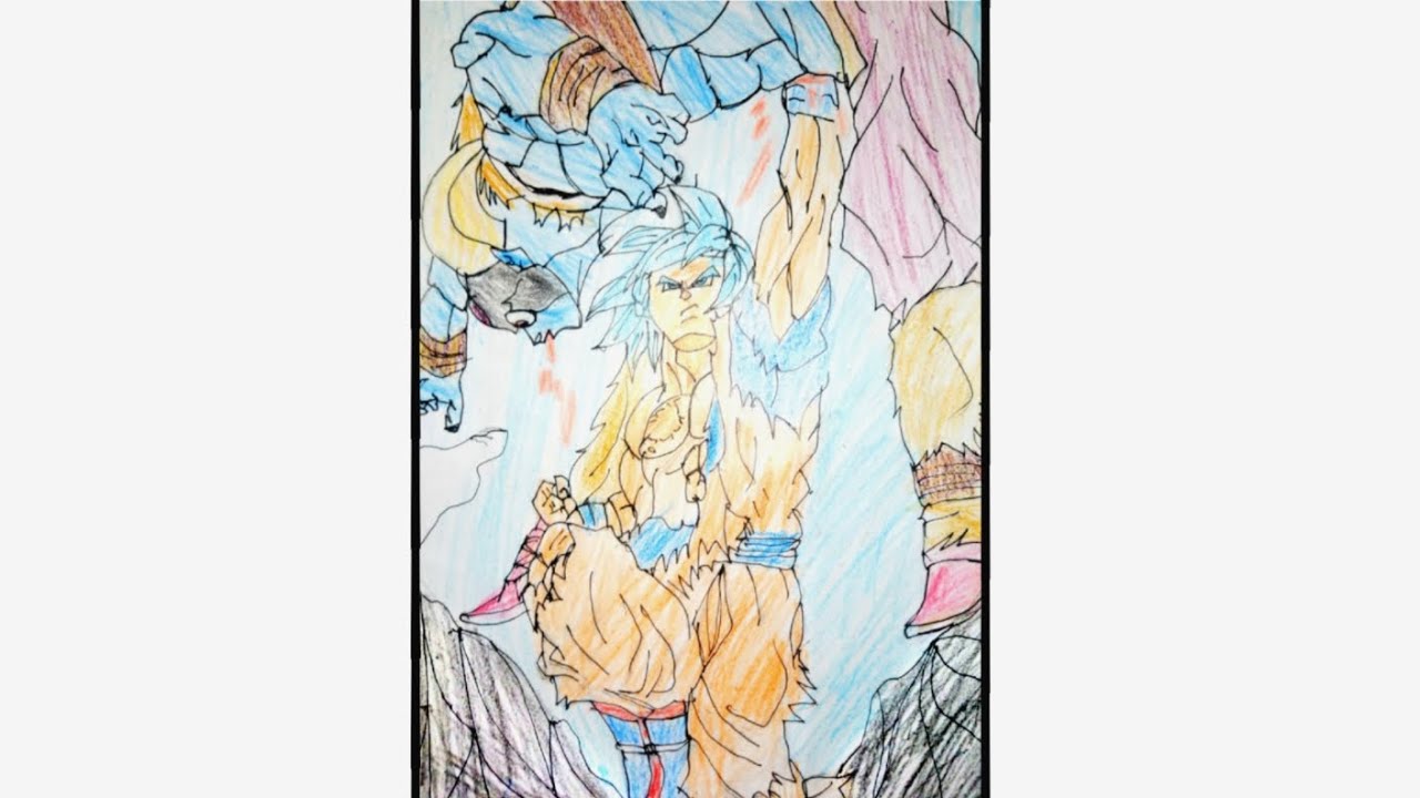 |How to draw goku mui manga vs moro|drawing amazing @Safeer3dart - YouTube