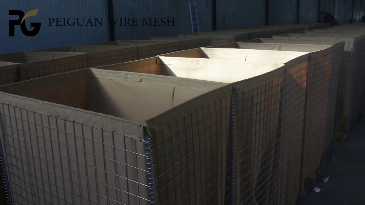 How to make hesco barrier bastion defensive barrier explosion proof ...