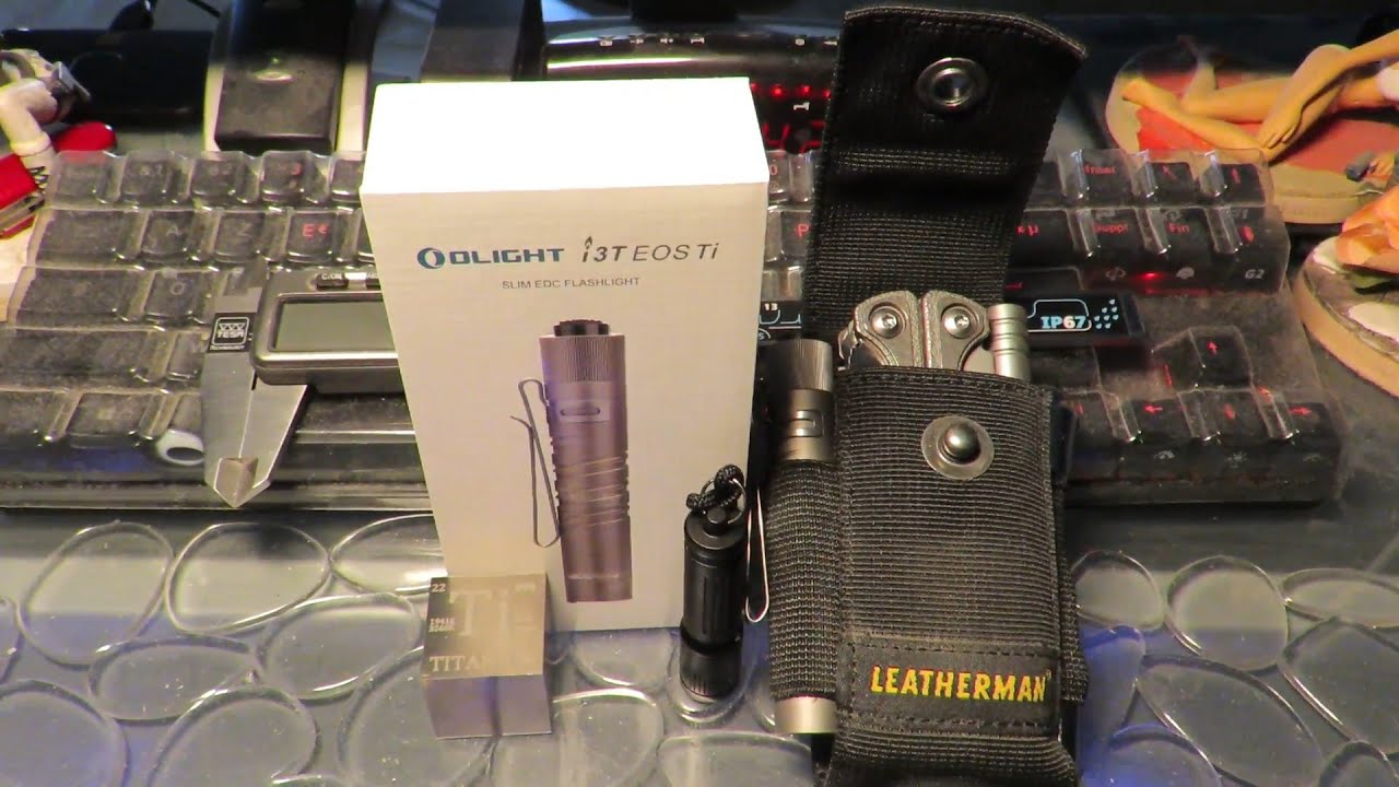 OLIGHT i3T EOS Ti [TITANIUM/ NEW 2020] fits with Leatherman Charge⊕ TTI ...