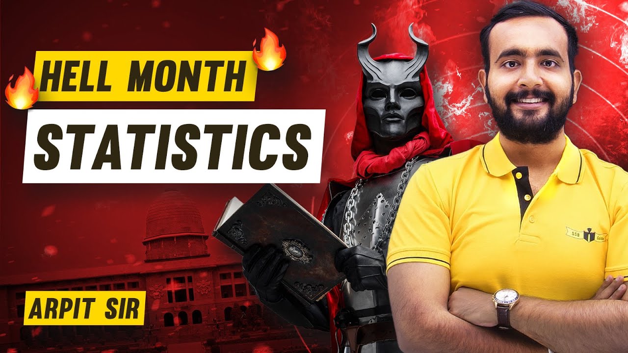 Hell Month - Statistics (One Shot Full Concept + Practice Questions + PYQ's) ( 25 Marks Confirm ...