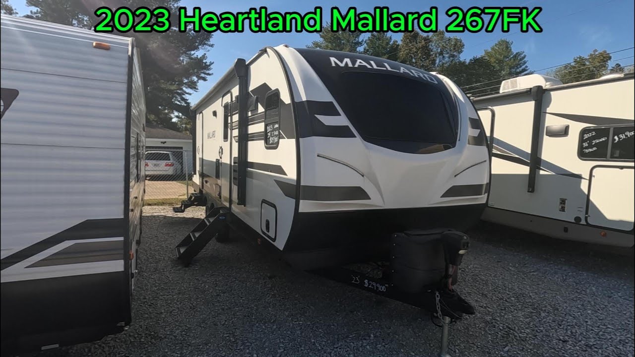 Take a look at this 2023 Heartland Mallard 267Fk! Huge front kitchen ...