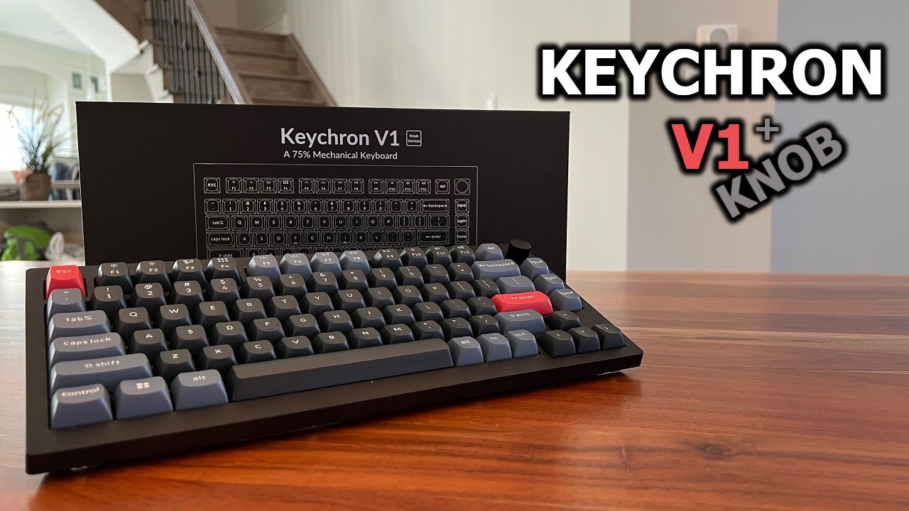Keychron V1 Carbon Black with Knob - The BEST budget keyboard right now ...