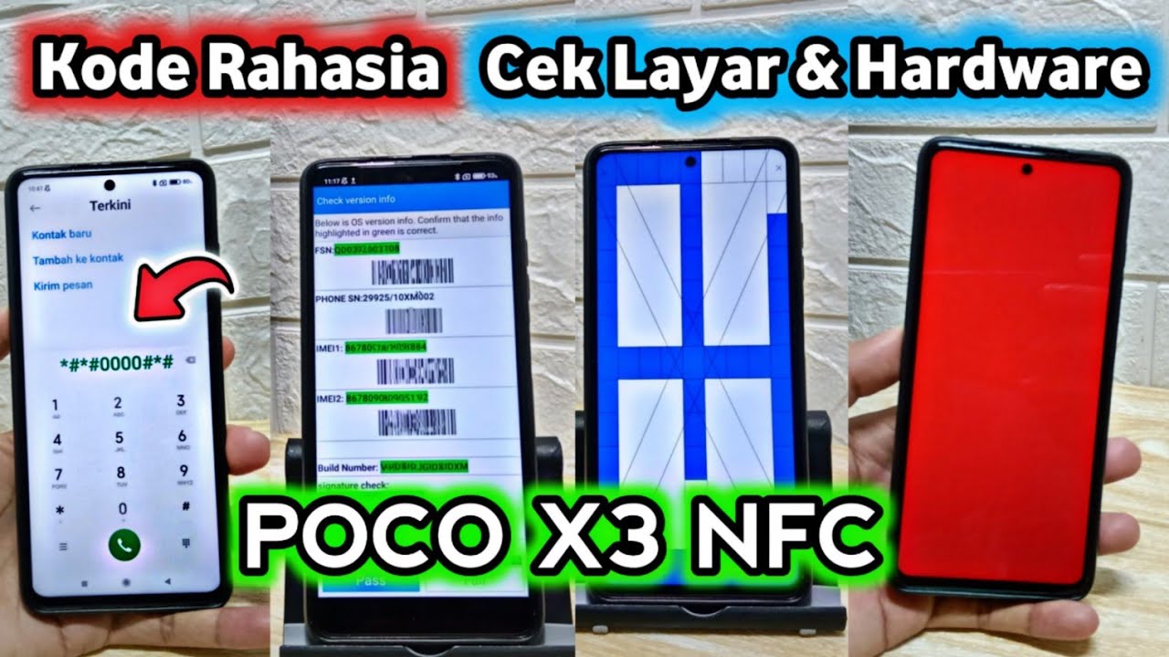 Kode Rahasia Cek Kondisi Layar & Hardware Di Hp Poco X3 NFC - YouTube
