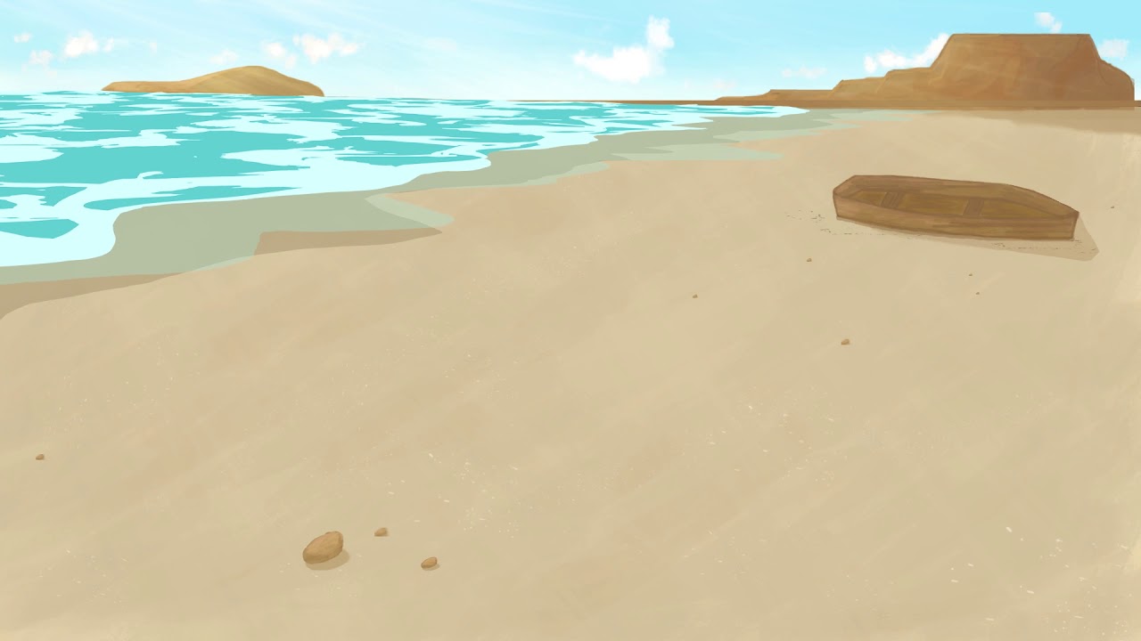 The beach - Animation 2D - YouTube