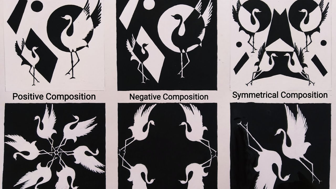 #Symmetrical composition/Poster Colour Painting - YouTube