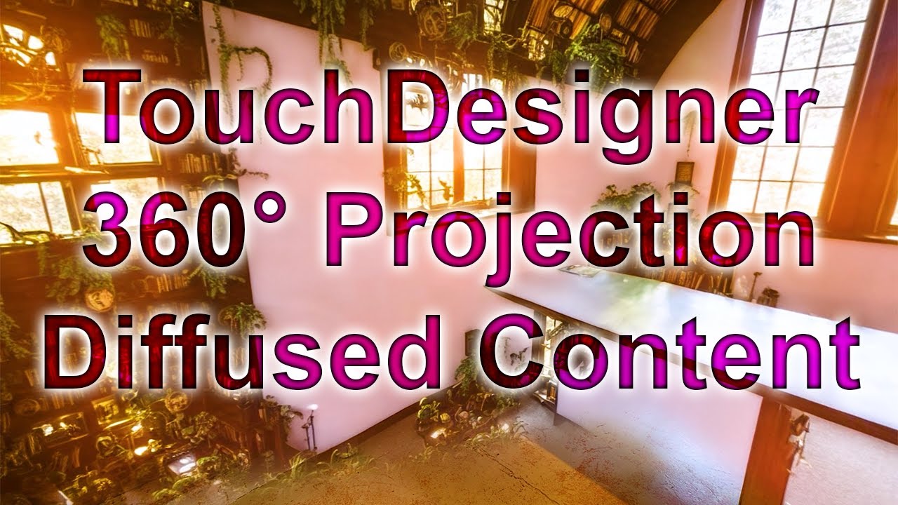 TouchDesigner Walkthru - 360° Projection of AI-Diffused Content - YouTube