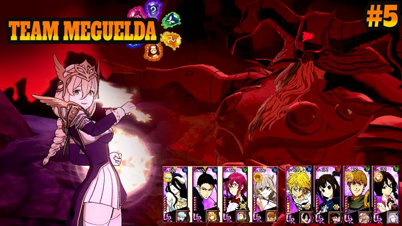 Demon King Battle | Team Meguelda with albedo | hell #7ds - YouTube