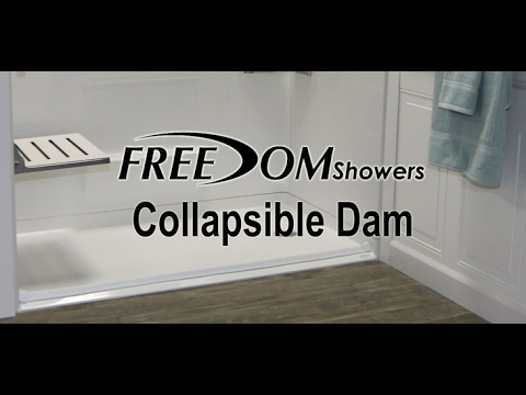 Freedom Showers Collapsible Dam Installation - Accessibility ...