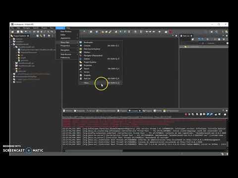 Cómo desplegar una aplicación Java EE en Jboss desde Eclipse - YouTube