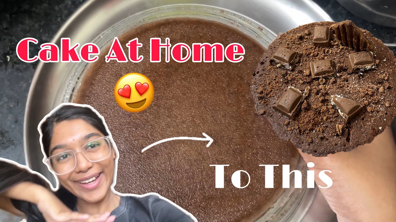 How To Make Cake At HOME 😍 ( EASY RECIPE) - YouTube