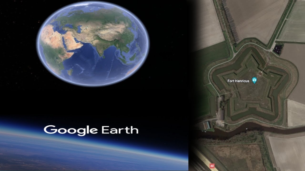 I found Star Fort in Google Earth - YouTube