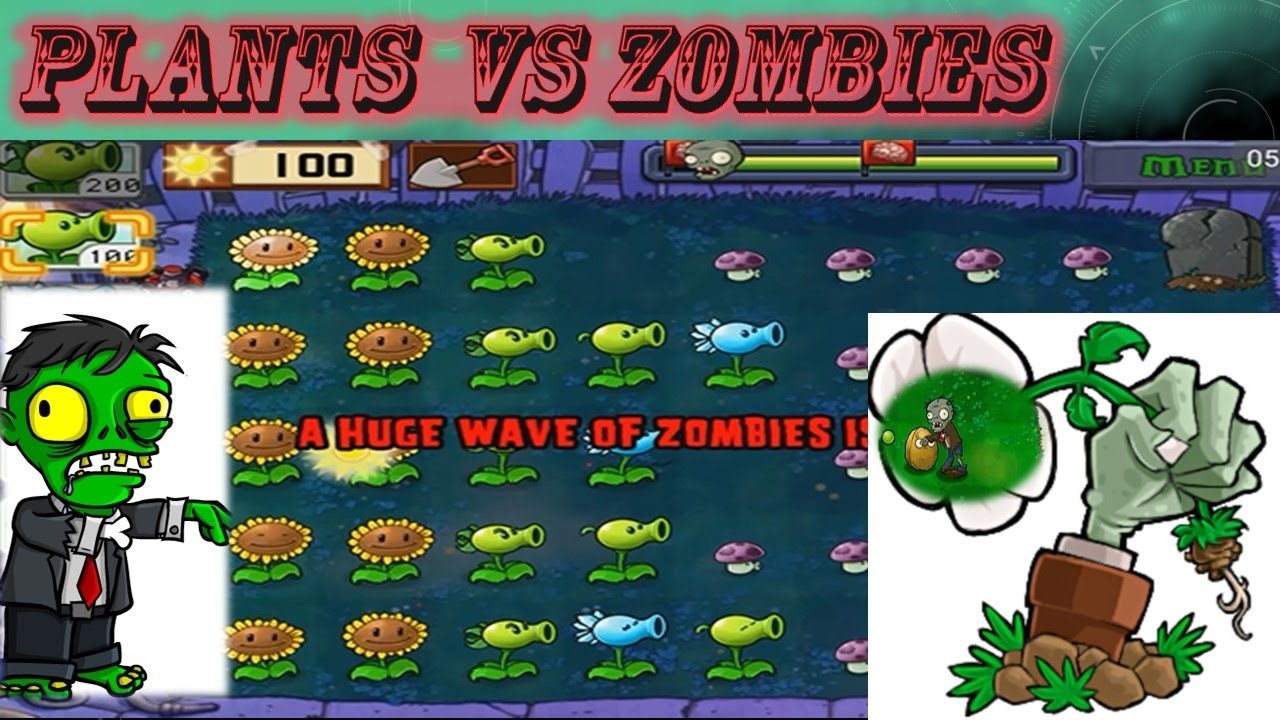Plants vs Zombies part 5 - A Huge Wave Of Zombies Is Approaching ...